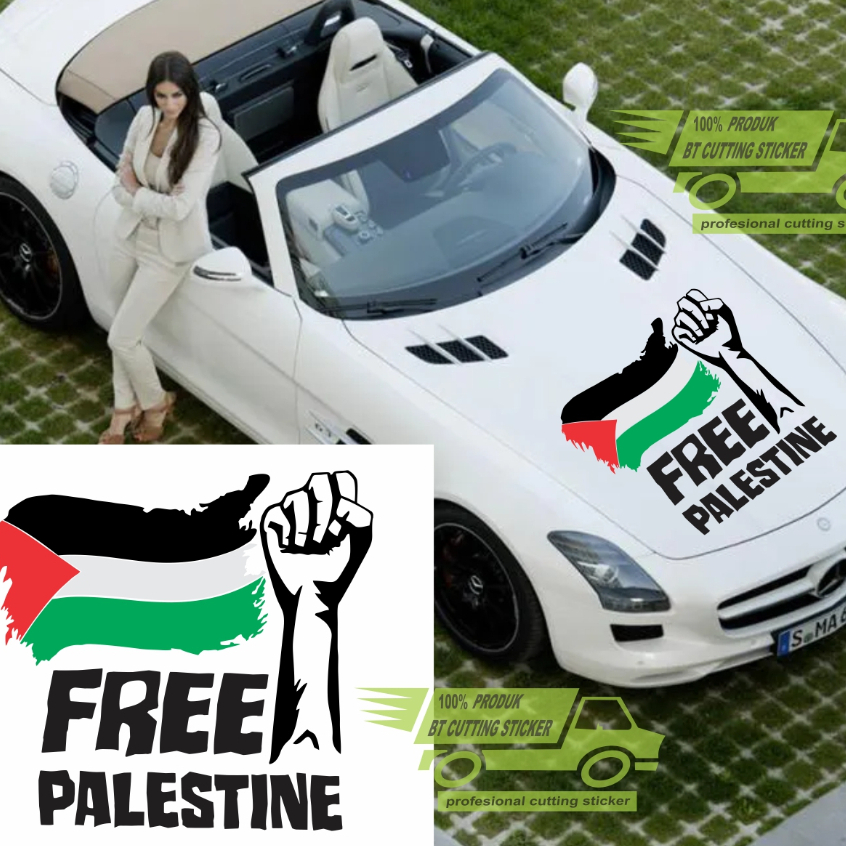 Free palestine stickers, car stickers, palestine stickers, cutting stickers, free gaza car ...
