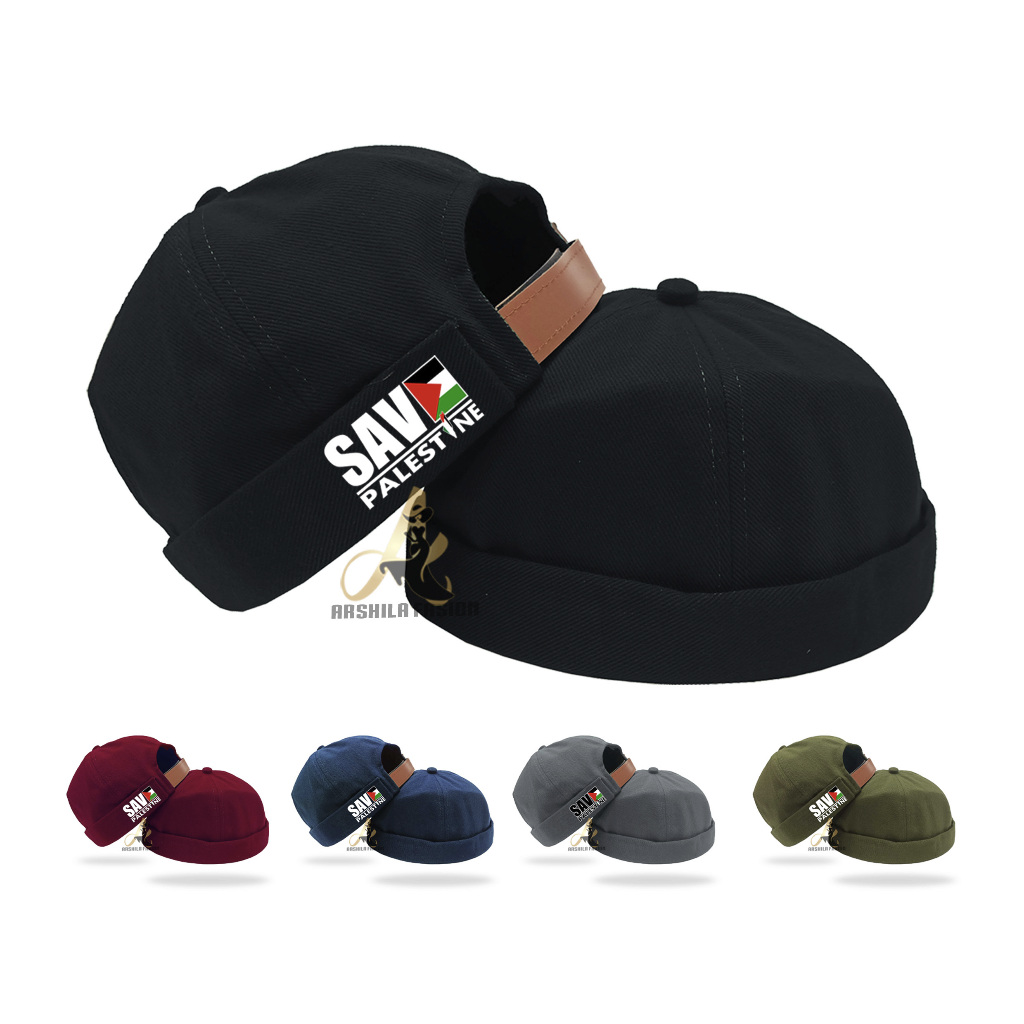 CUSTOM MIKIHAT CAP Hat Save Palestine2 Writing / Miki Hat UAS Peci ...