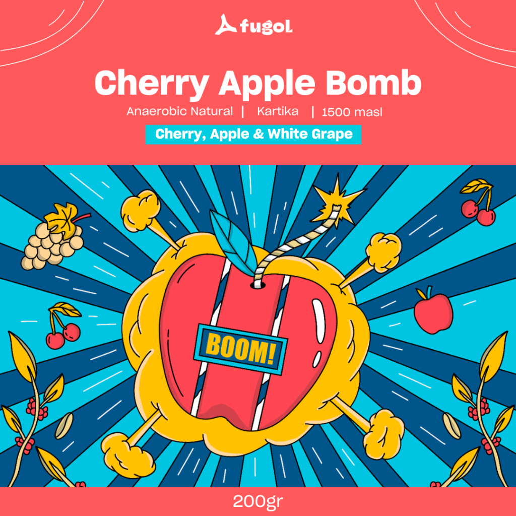 Cherry APPLE BOMB Arabica Coffee! Natural Anaerobic Specialty Coffee ...