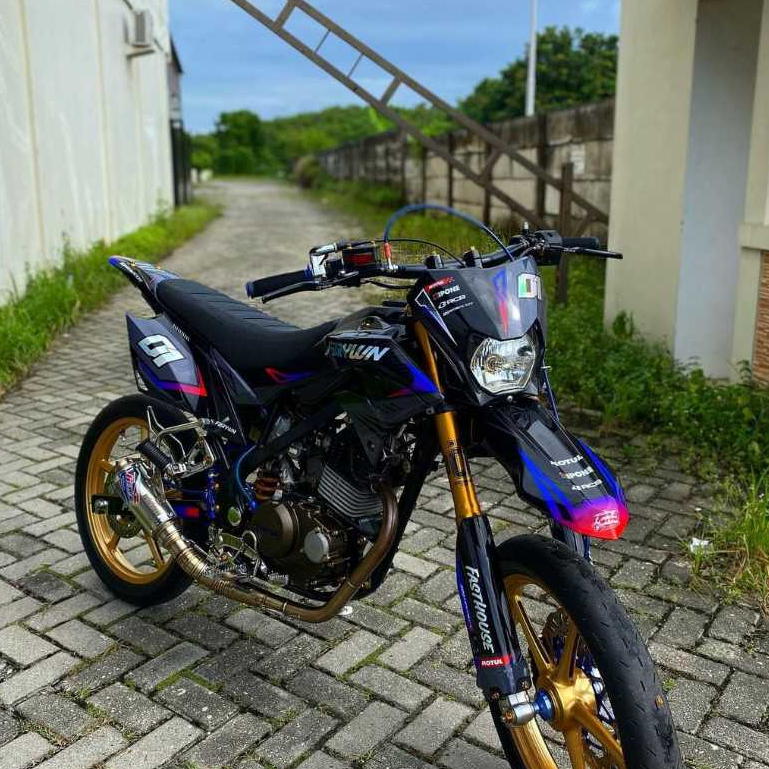 Sticker DECAL CUSTOM DTX D -TRACKER SUPERMOTO - STICKER FULL BODY ...