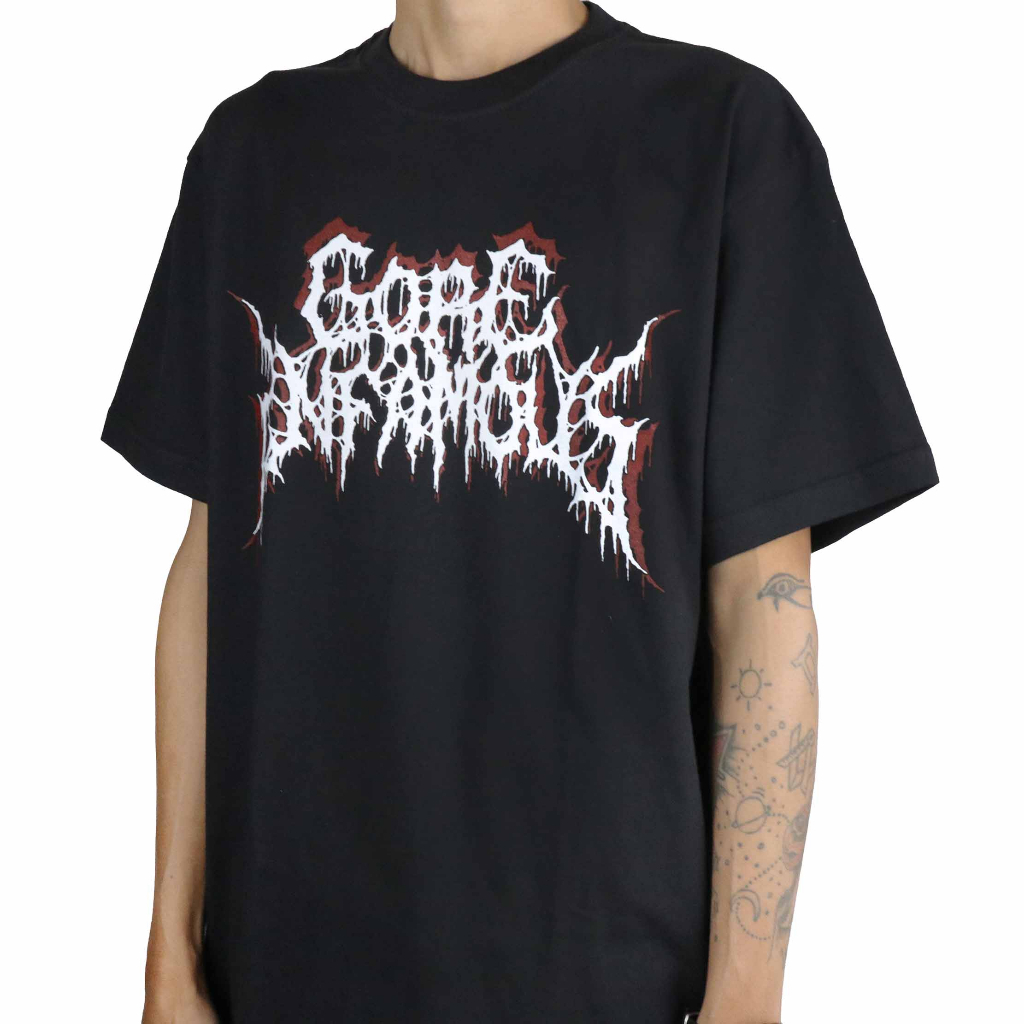 Original GORE INFAMOUS TSHIRT - DESTROY LOGO | Shopee Malaysia