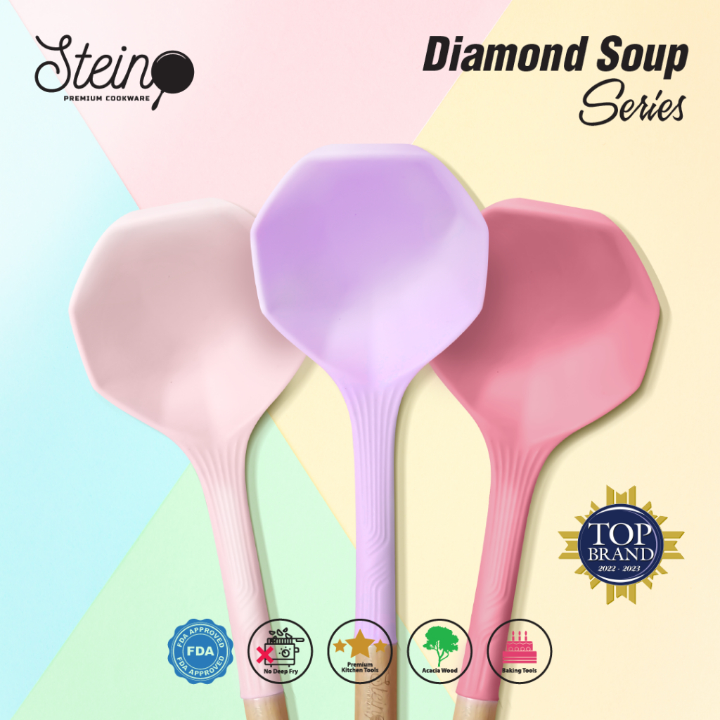 Steincookware Stein Diamond Soup (Silicone Soup Spatula) | Shopee Malaysia