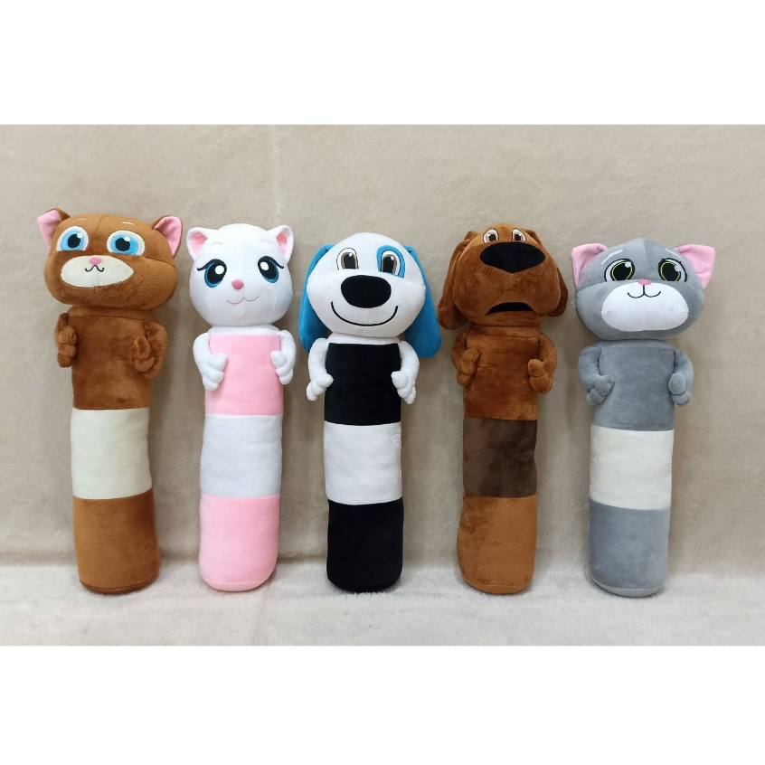Talking Tom Hank Qinger Angela Ben Cat Doll Bolster | Shopee Malaysia