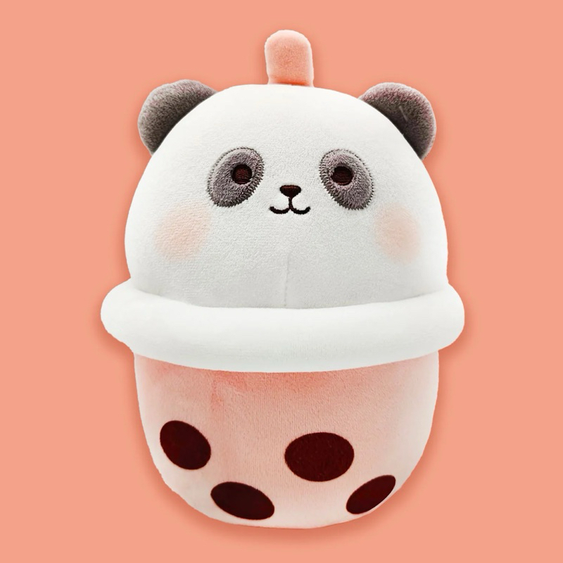 Bali Miniso Panda Milk Tea Diving Duck Plush Toy Miniso Doll Bear Doll ...