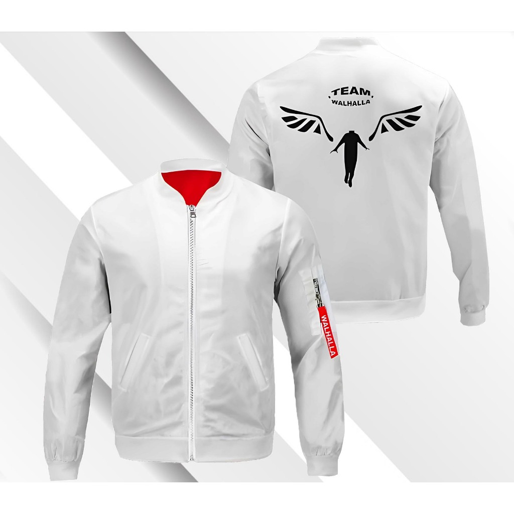 Tokyo Revengers Anime BOMBER Jacket / MIKEY JACKET - VALHALLA BOMBER ...