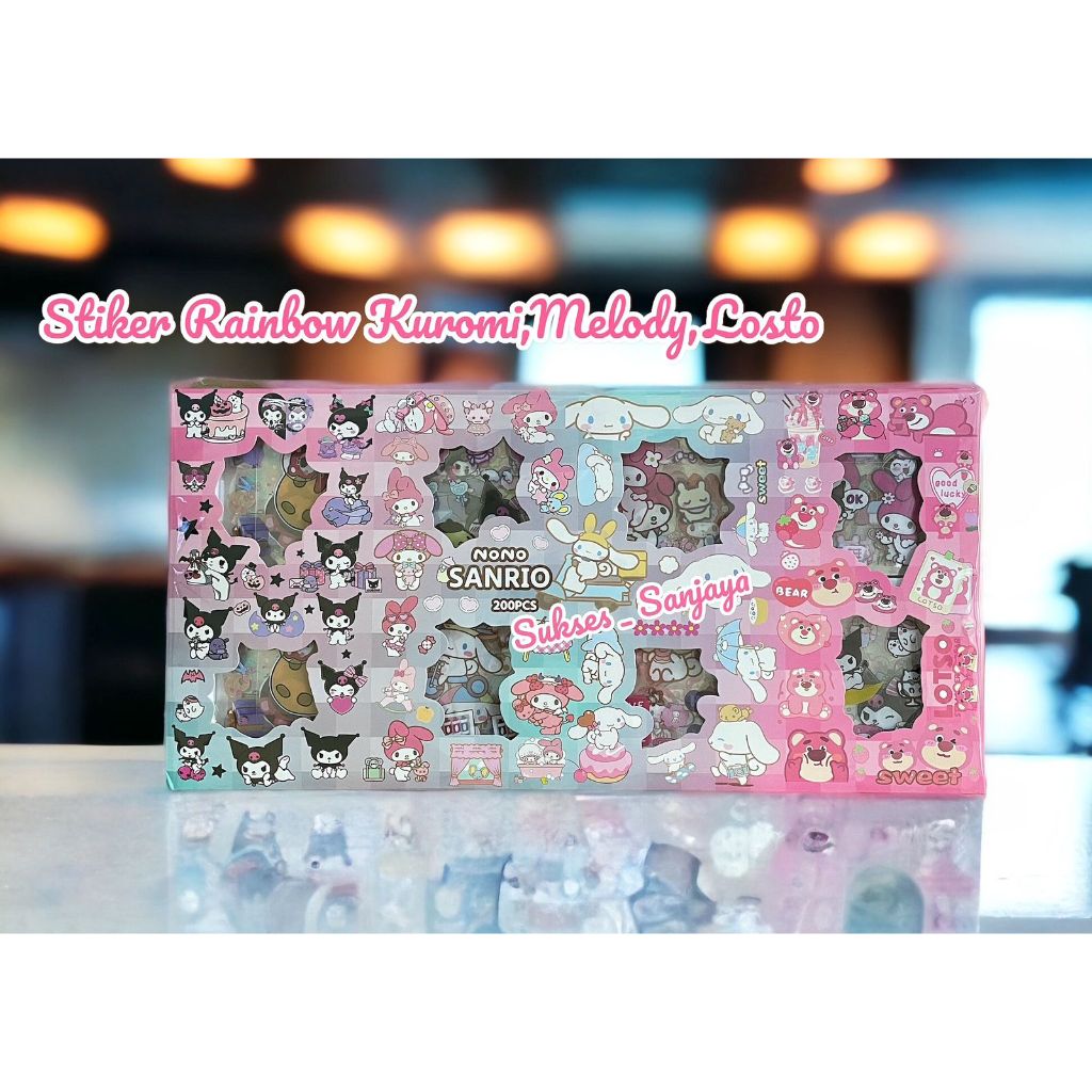 Sanrio NONO Sticker Contains 200 Sheets/KUROMI/MELODY/CINNAMOROLL/LOTSO ...