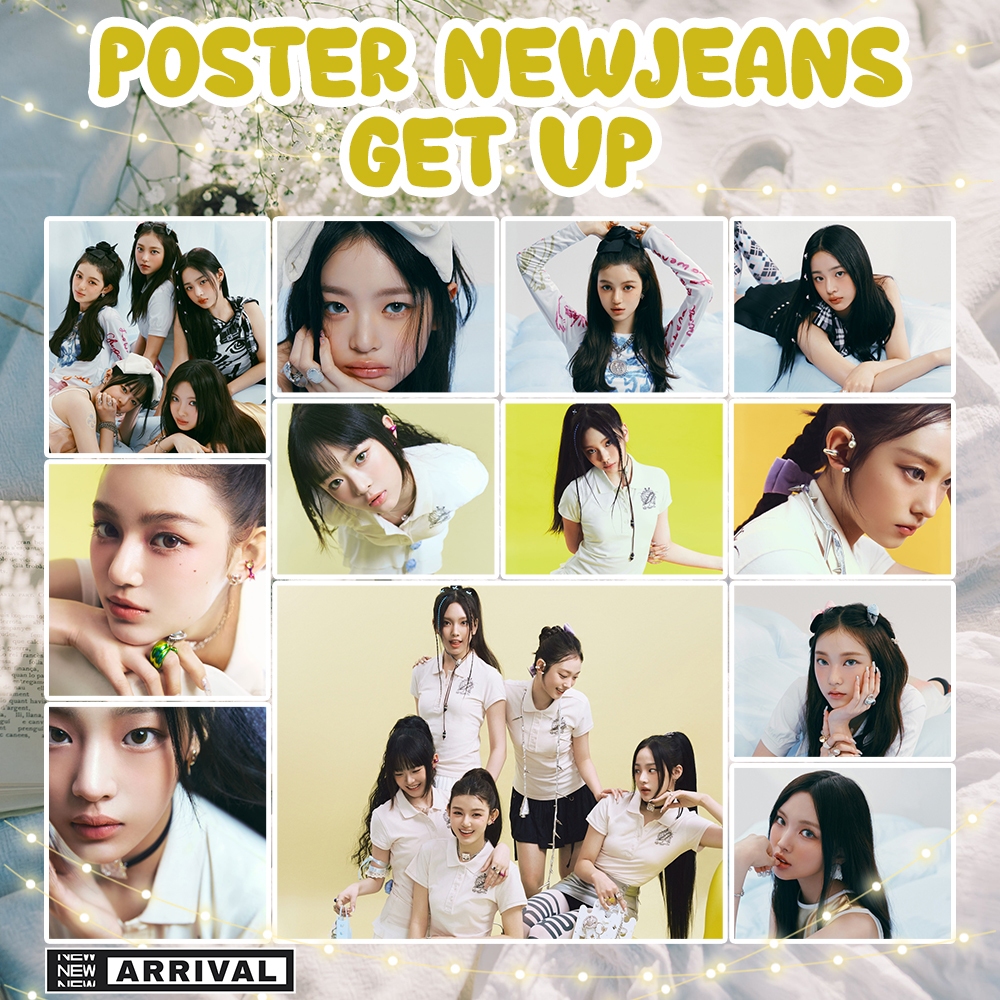 New JEANS GET UP Poster | Kpop Poster A4 A5 A6 (Part C) | Shopee Malaysia