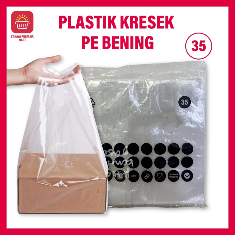 Clear PE Plastic Bags THICK GASET Plastic Bags Transparent Thick PEX 1 ...