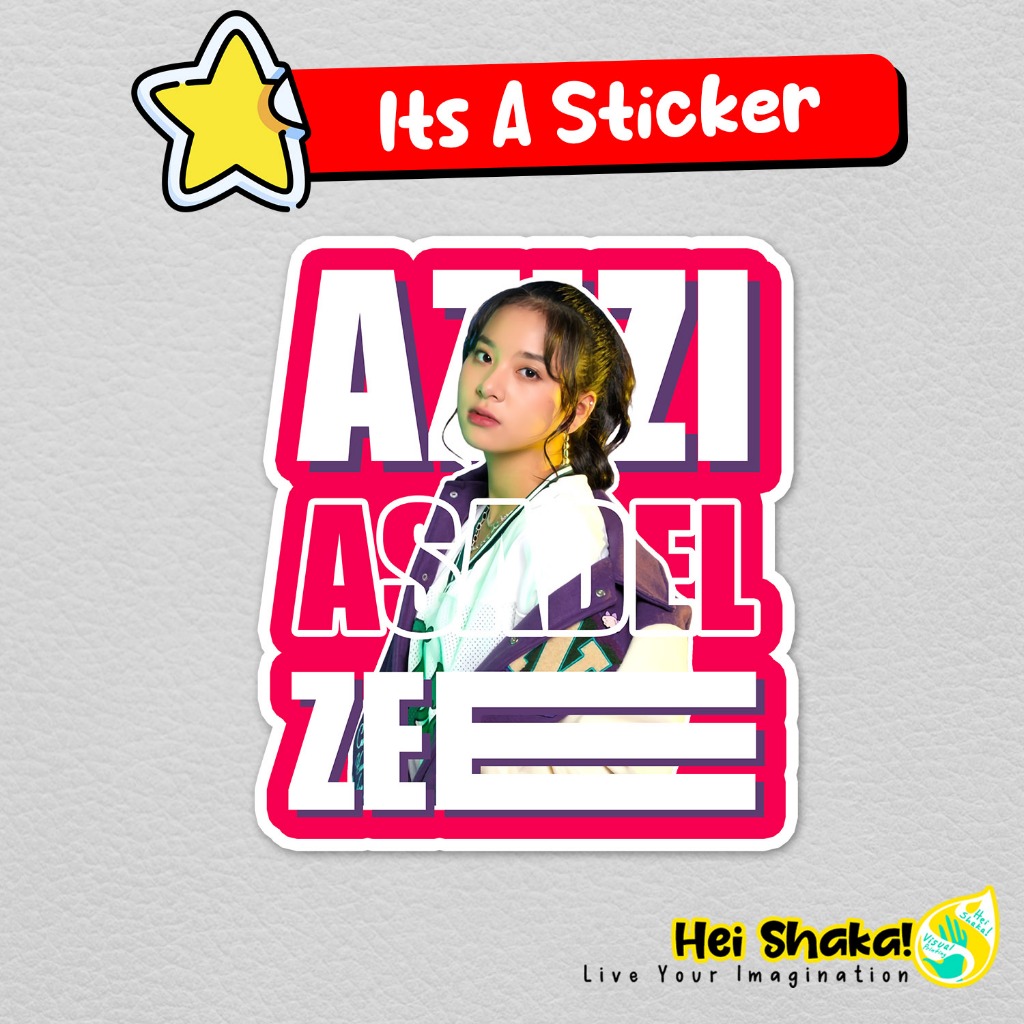 Azizi Asadel Zee JKT48 Fly High Sticker Idol Group Wota Music Band ...