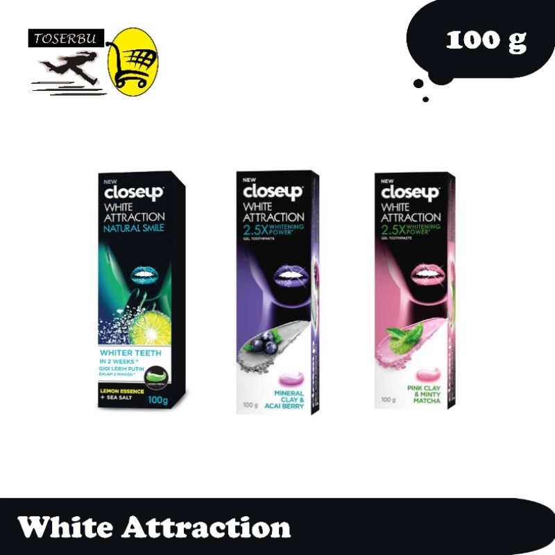 Closeup Toothpaste White Attraction - Natural Lemon Acai Matcha 100g ...