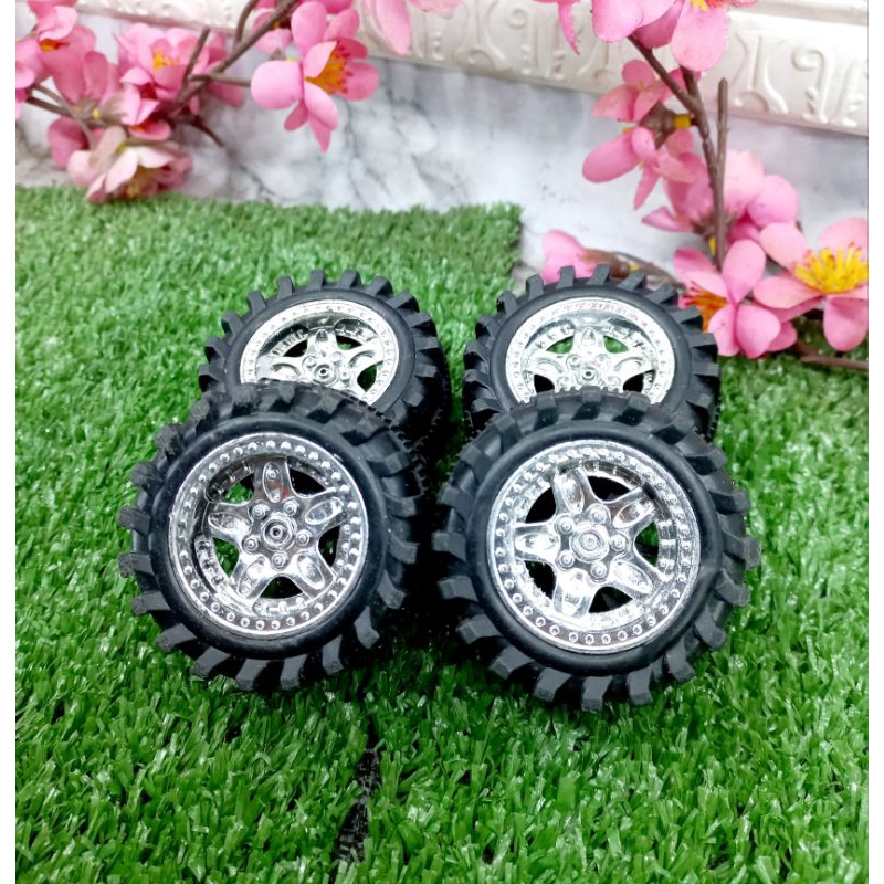 Plastic Toy Car Wheels Size 5cm | Shopee Malaysia