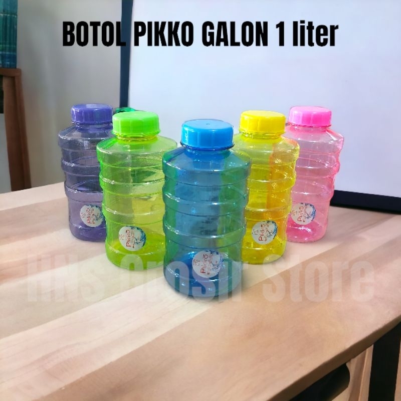 Piko jumbo gallon model drinking water bottle BPA FREE 1 Liter | Shopee ...