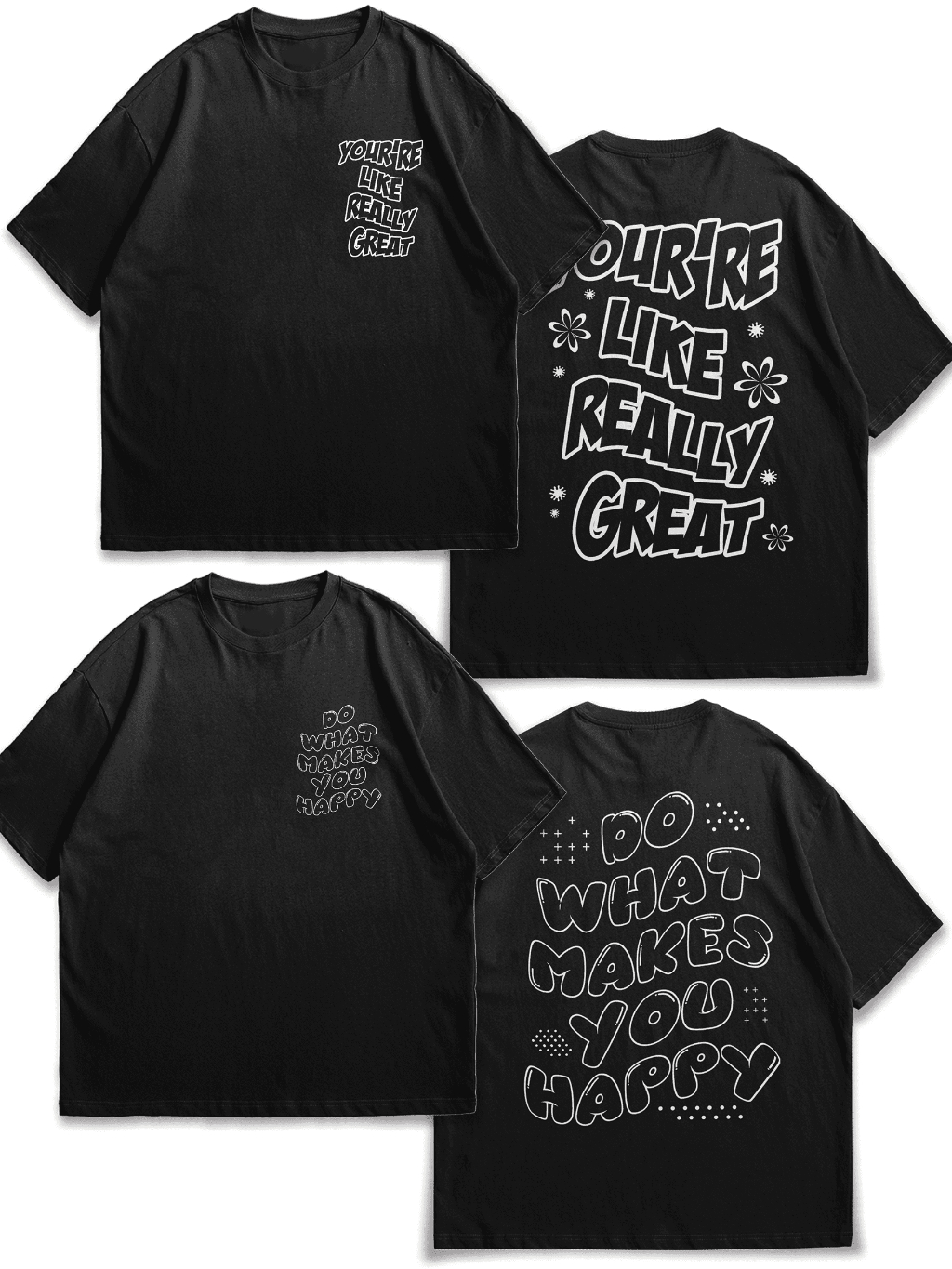 Typography INSPIRATION | T-shirt OVERSIZE GRAPHIC DISTRO Inspirational ...