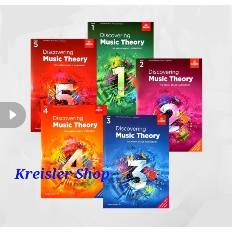 Discovering Music Theory available grade 1 to grade 5 workbook and answer book ABRSM Theory book ...