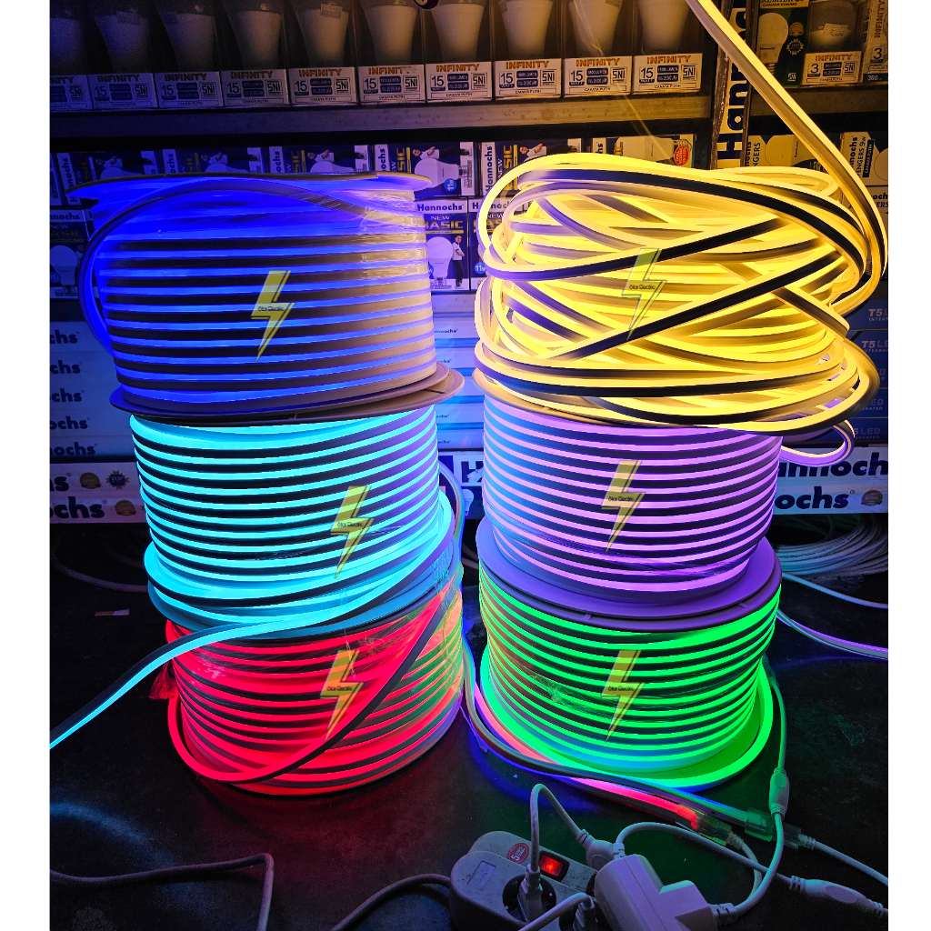 Led Neon Flex PACKAGE / Neon LED Strip / 220V AC Hose Light 1 Package ...