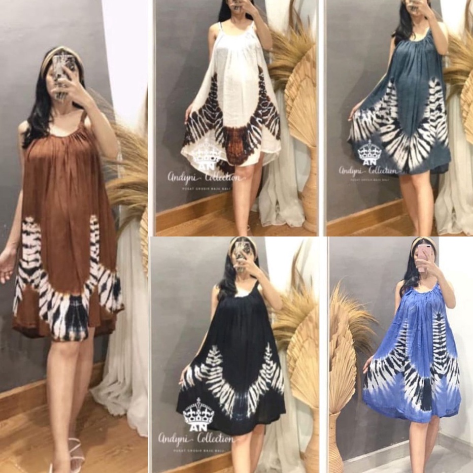 Realpiict Great Price - Bali Short LOBEK Dress With Mountain Motif, The ...