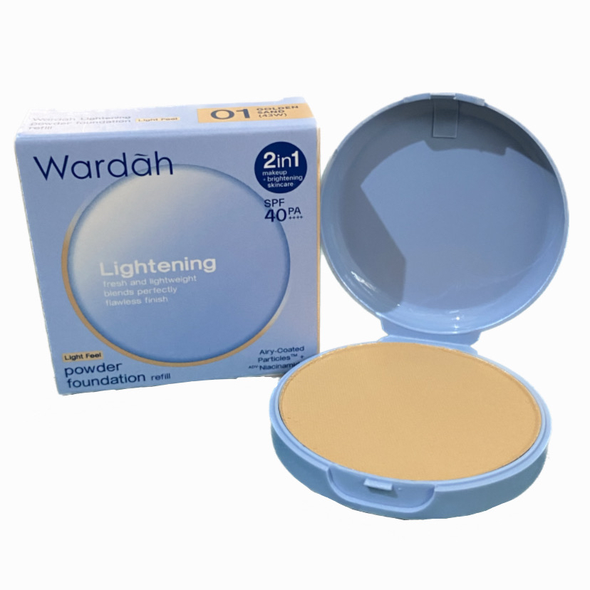 Star Wardah Refill Lightening Powder Foundation Light Feel | Wardah ...