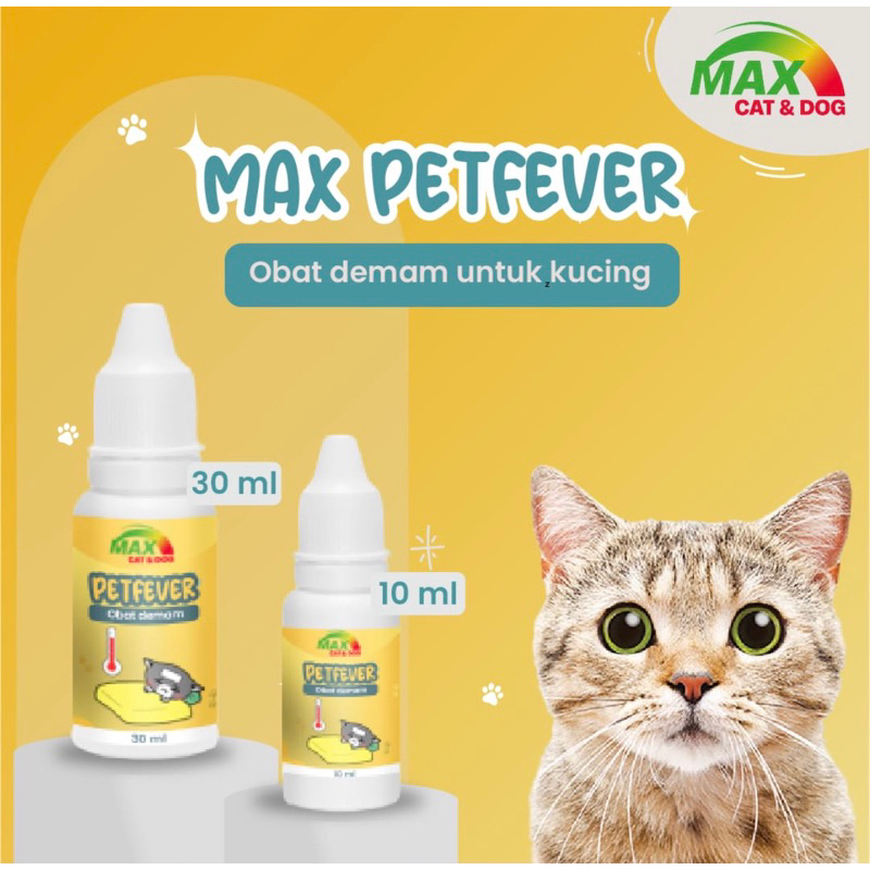 Max Petfever | Fever Medicine For Cats 10ML | Shopee Malaysia