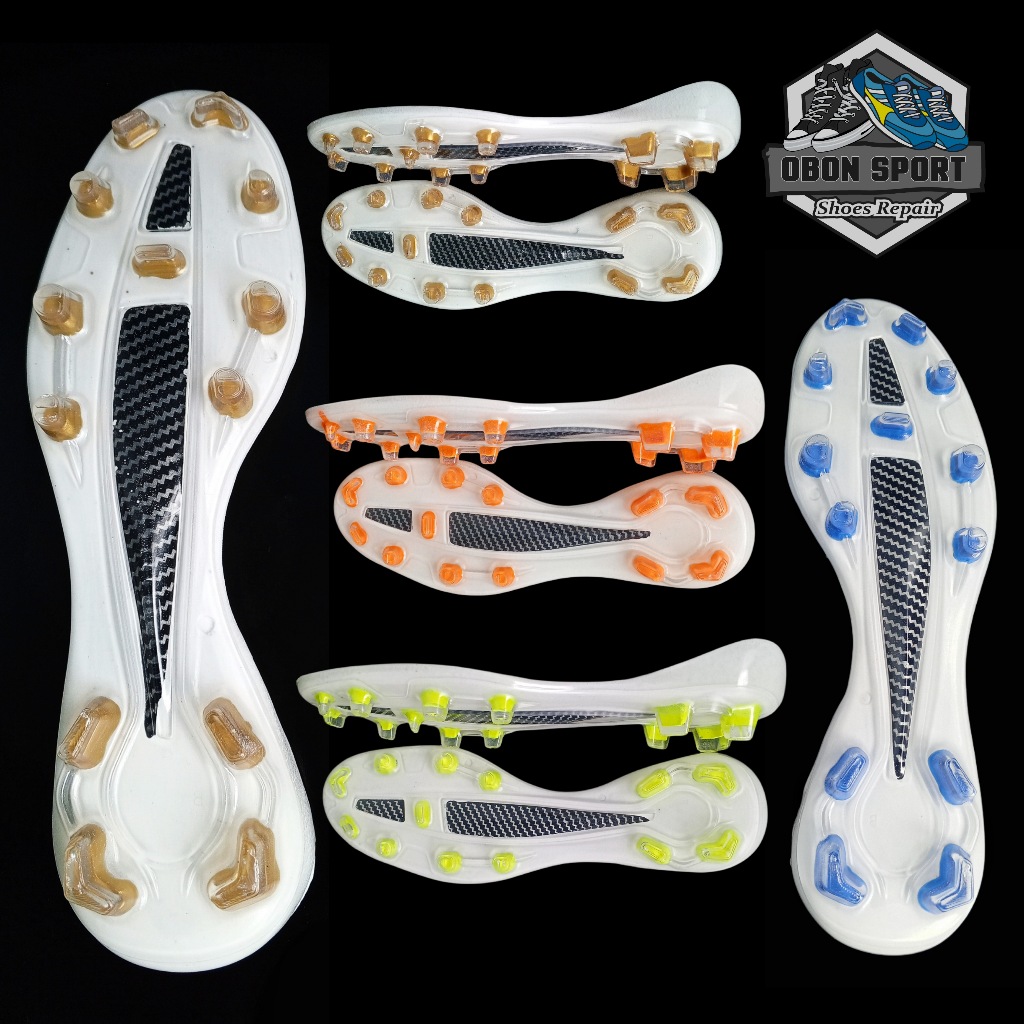 Carbon Pattern Football Shoe Sole {Universal Shoe Outsole Tiempo Model ...
