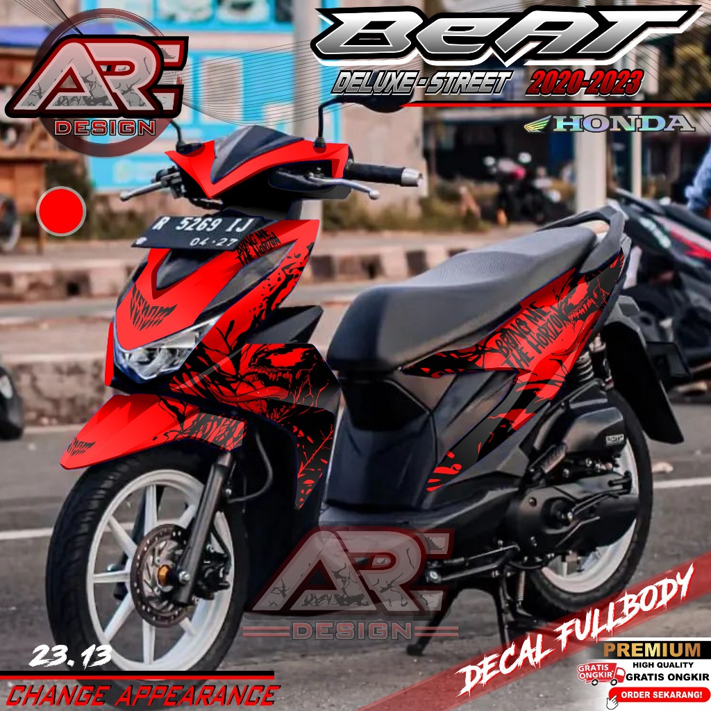 Newest Decal Sticker Honda Beat DELUXE STREET 2020 2021 2022 2023 2024 ...