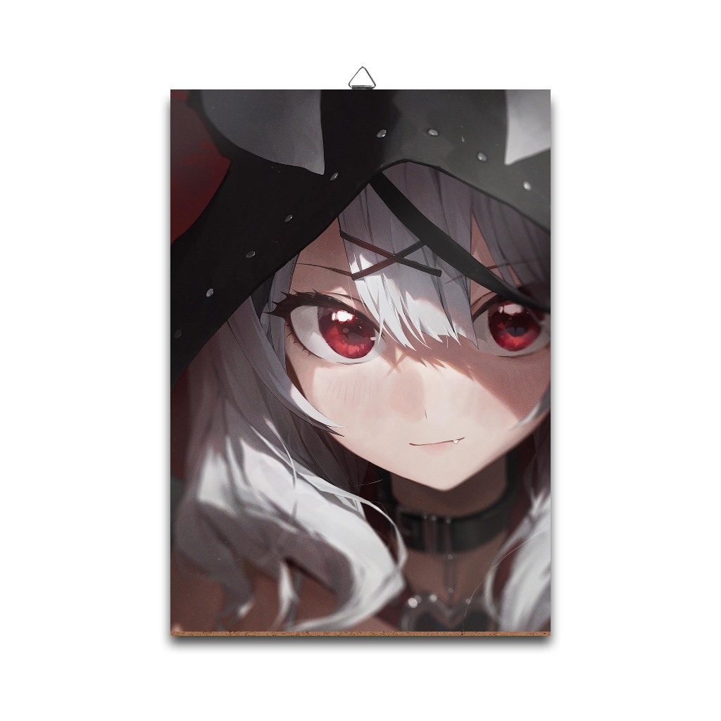 KAYU Vtuber SAKAMATA CHLOE FOCUS anime Wooden Wall Poster - HOLO JP MDF ...