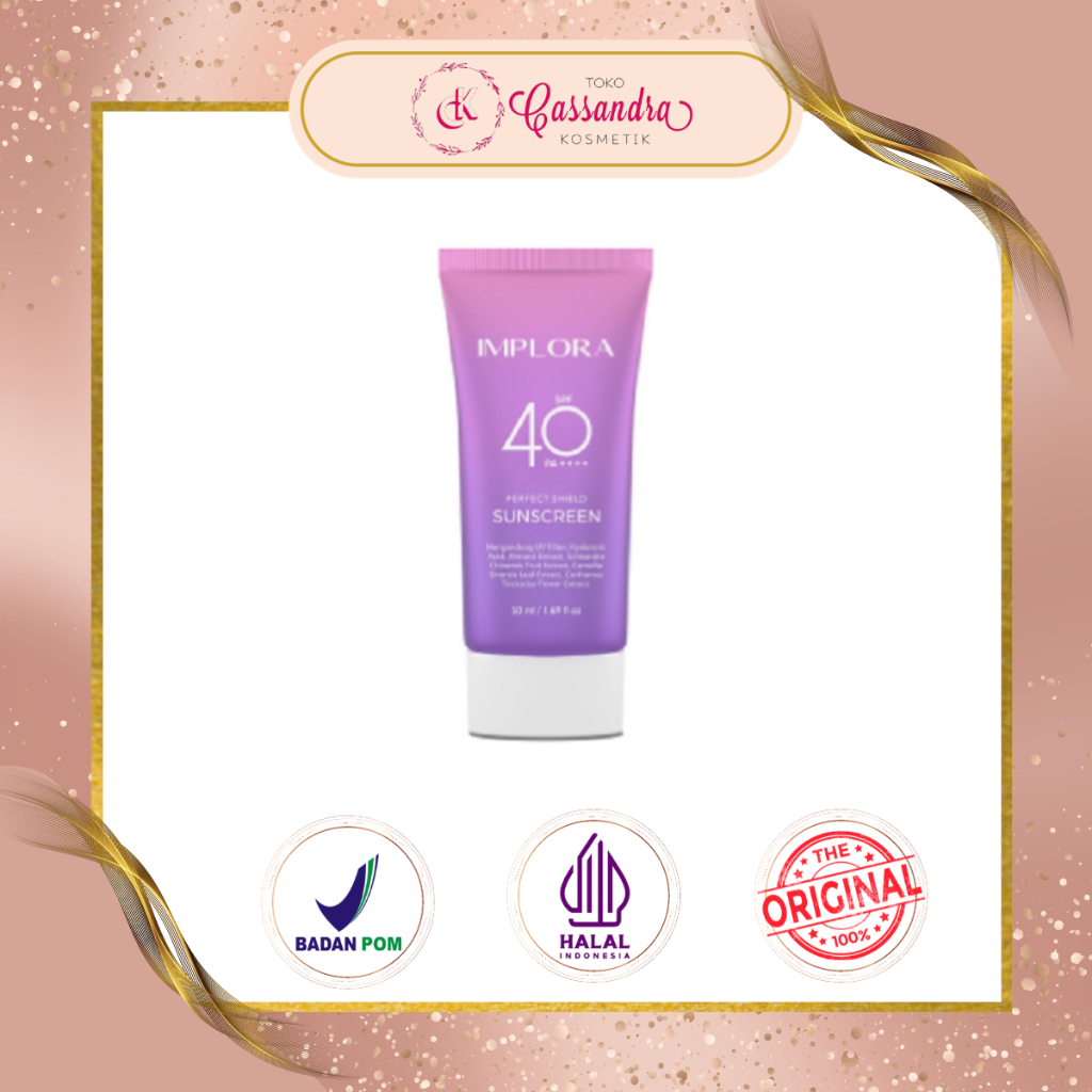 Implora PERFECT SHIELD SUNSCREEN SPF 40 PA+++ 50ML | Shopee Malaysia