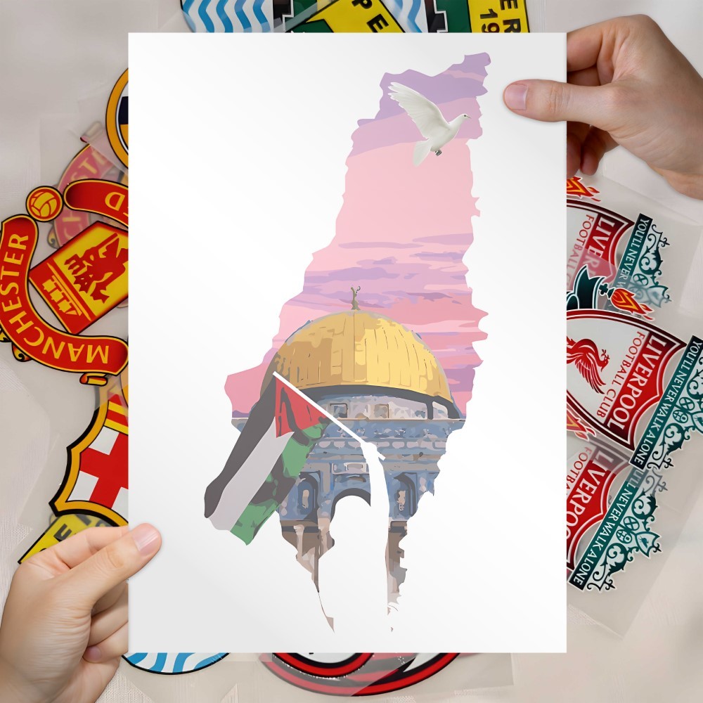 Palestine Freedom Free Palestine Map DTF Digital Print Screen Printing ...