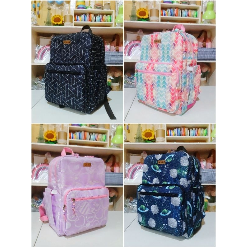 Handmade Elementary School backpack/Medium Size School Bag/double zip ...