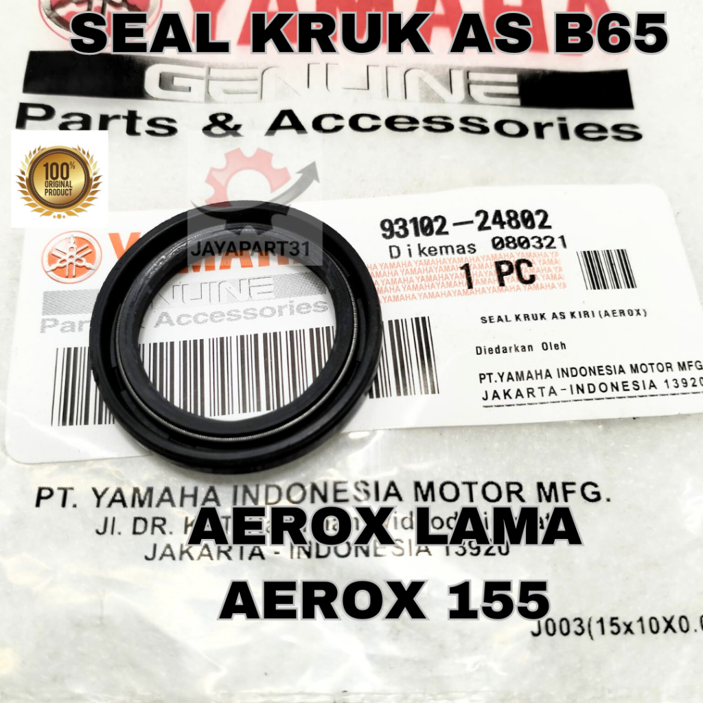 Yamaha B65 Axle Crucket SEAL ORIGINAL ORIGINAL PERSISI AEROX 155 AEROX ...