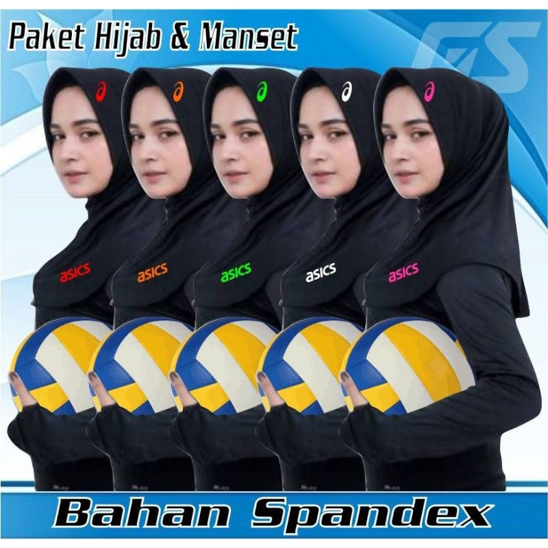 Sporty hijab Sports hijab Sports hijab Volleyball hijab badminton ...