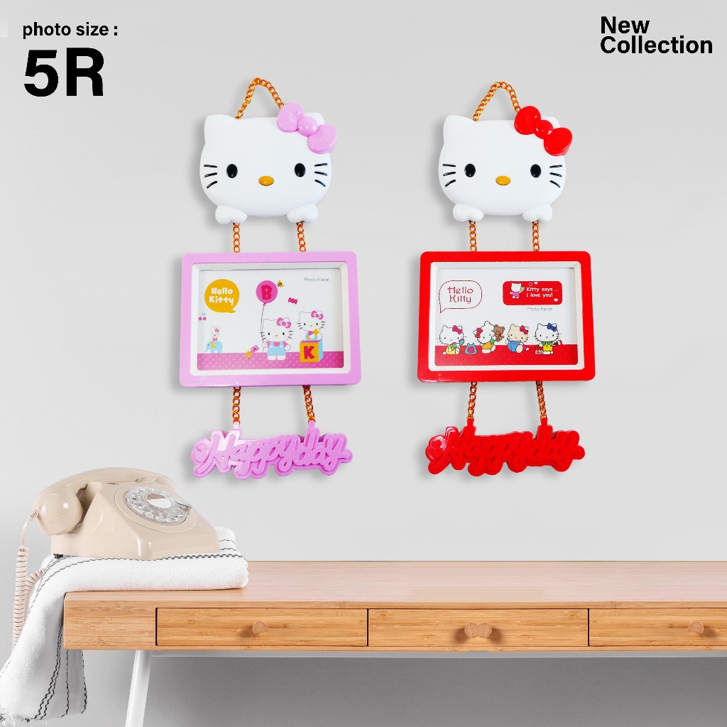 Cute Hellokitty Character Hanging Photo Frame 1 Layer Photo Frame Size ...