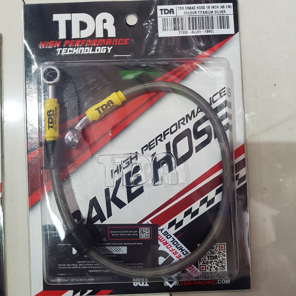 BRAKE HOSE TDR BRAKE HOSE 18 INCH (45CM) FOR REAR NINJA RR | Shopee ...