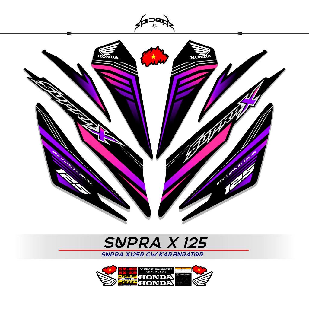 Striping SUPRA X 125 Carburetor MTF 19/BATMAN/SUPRA X125 R/125R/CW ...