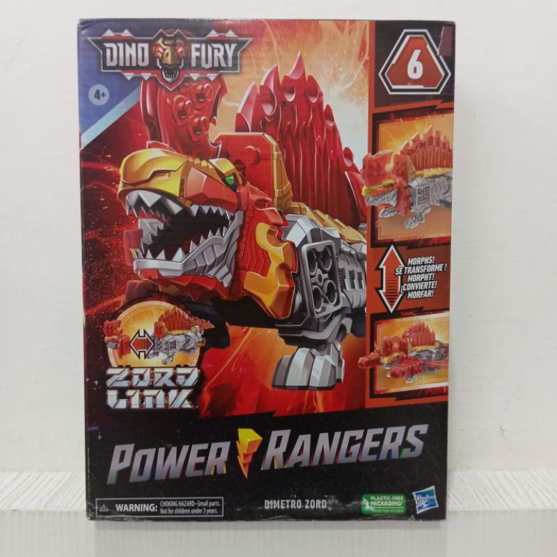 Original hasbro power rangers dimetro zord link dino fury d1metro ...