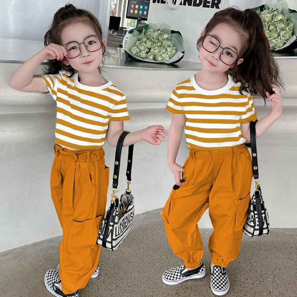 Cargo SET FOR GIRLS 1-6 YEARS//ONE SET FOR GIRLS CARGO CUTE SALUR ...