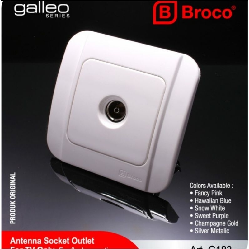 Broco GALLEO IB TV CONTACT STOP ANTENNA SOCKET | Shopee Malaysia