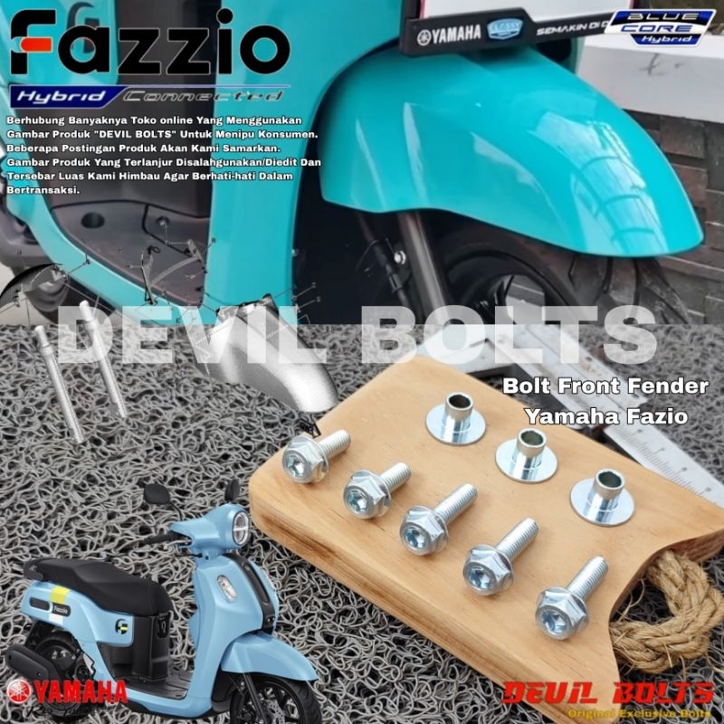 Yamaha Fazio Front Fender Bolts | Shopee Malaysia
