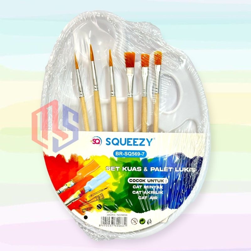 Painting Palettes / Palettes / Paint Palette Set Squeezy | Shopee Malaysia