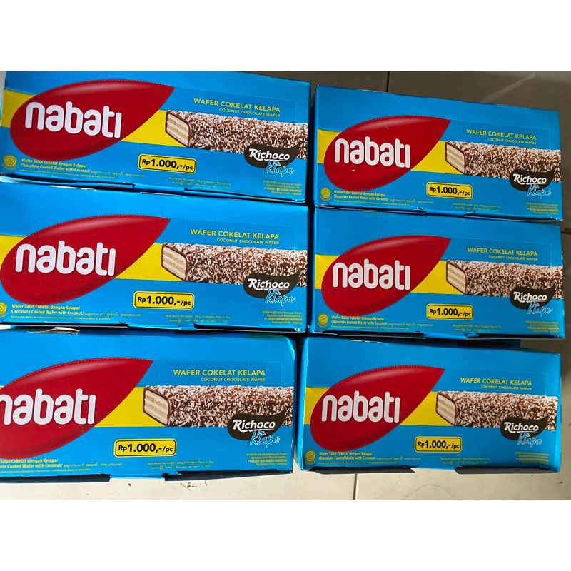 NABATI WAFER CHOCOLATE / NABATI COATED WAFER (12 packs) | Shopee Malaysia