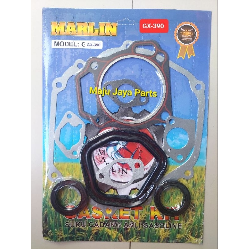 Gx390 Full set Assy/complete Gasket set + Gasket head + 2 oil seal ...