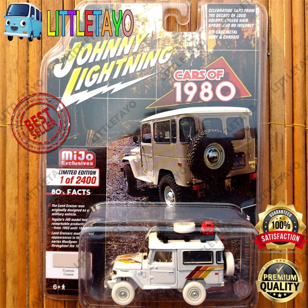 Johnny Lightning White Lightning Cars Of 1980 Toyota Land Cruiser Cream ...