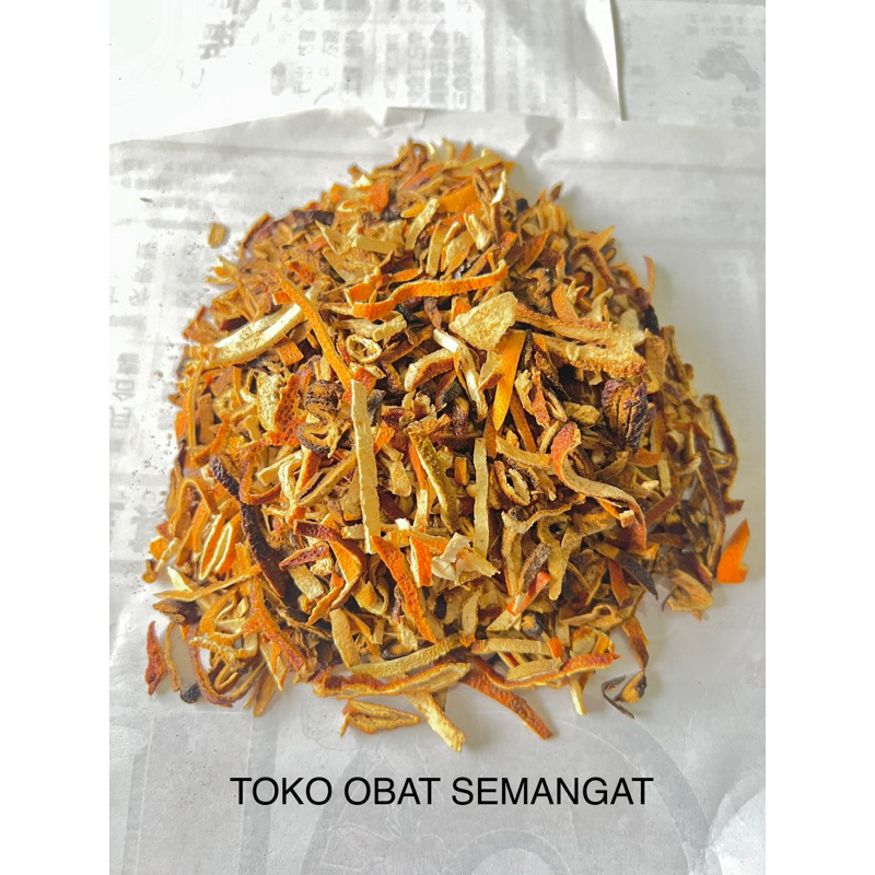 10 grams PREMIUM CHEN PI / ORANGE PEEL ORANGE SKIN ORI HERBAL TIONGKOK ...