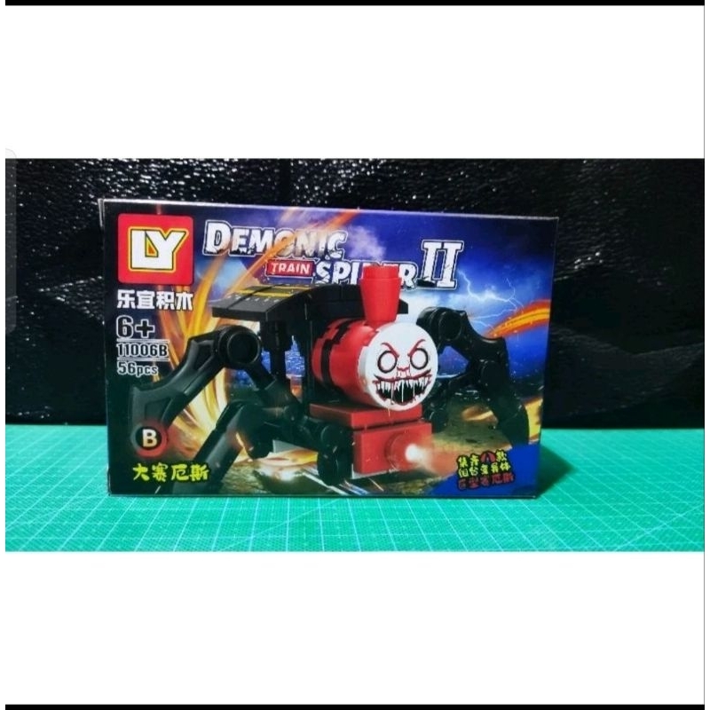 Toy Brick Figure Choo Choo Charles train Demonic Spider II 11006B Cool ...