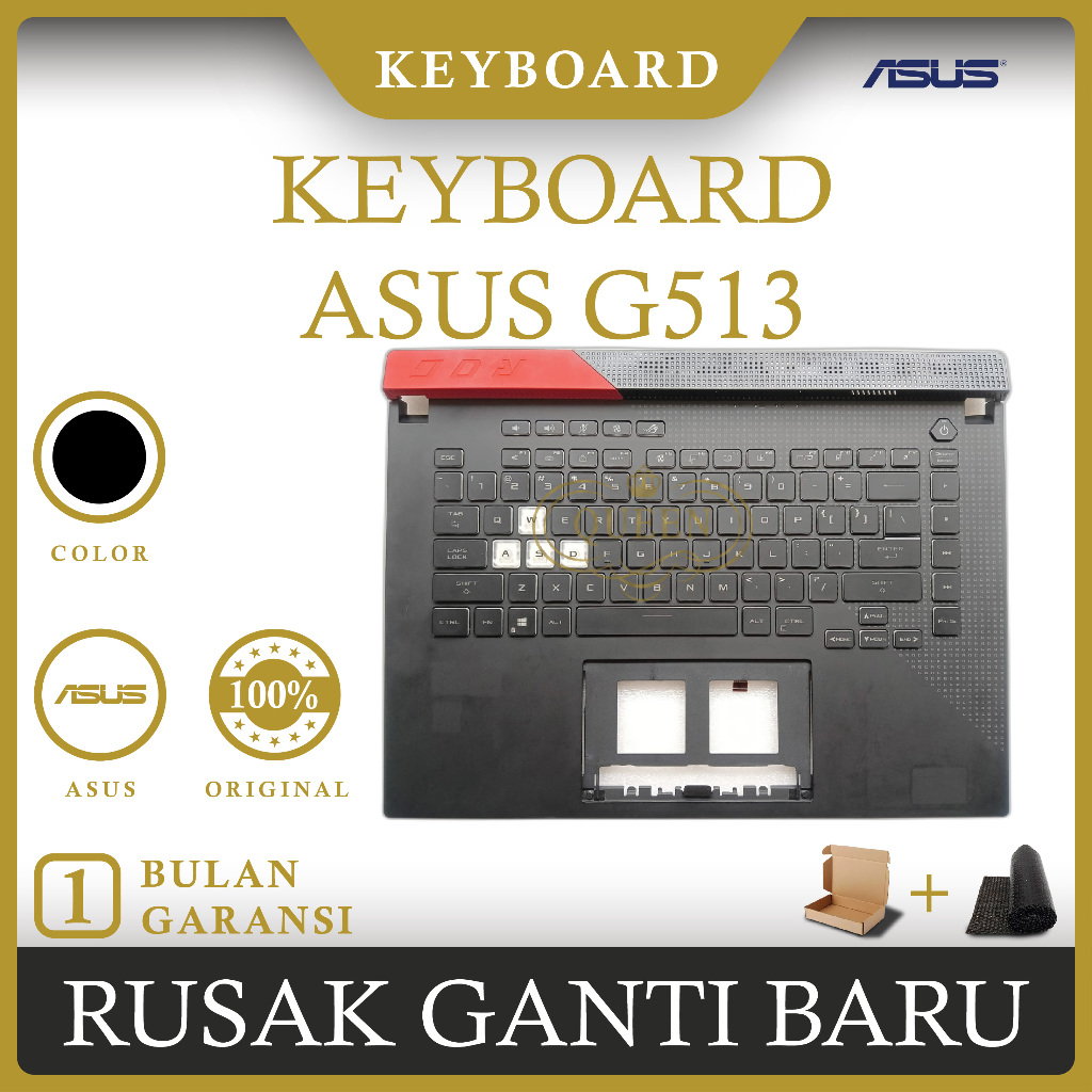 ORIGINAL ASUS ROG Strix G15 G513 (RGB) LAPTOP KEYBOARD | Shopee Malaysia
