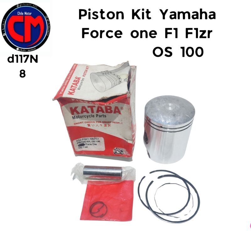 Piston Kit Piston Yamaha F1z f1zr force one Nos Os 100 sets D117N ...