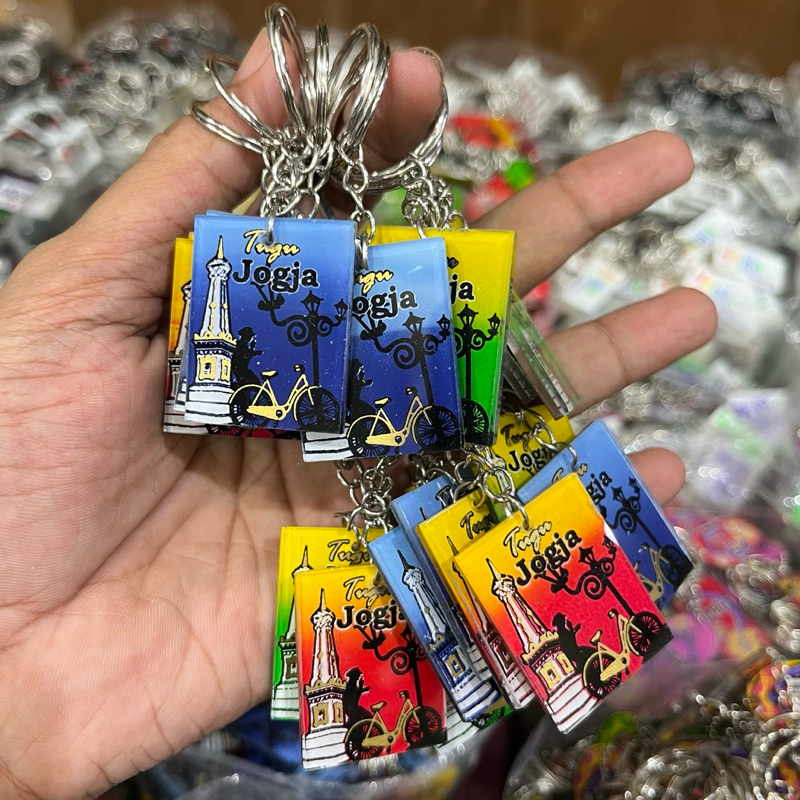 GANTUNGAN Jogja acrylic key chain 1 code (20pcs) Souvenir souvenirs ...