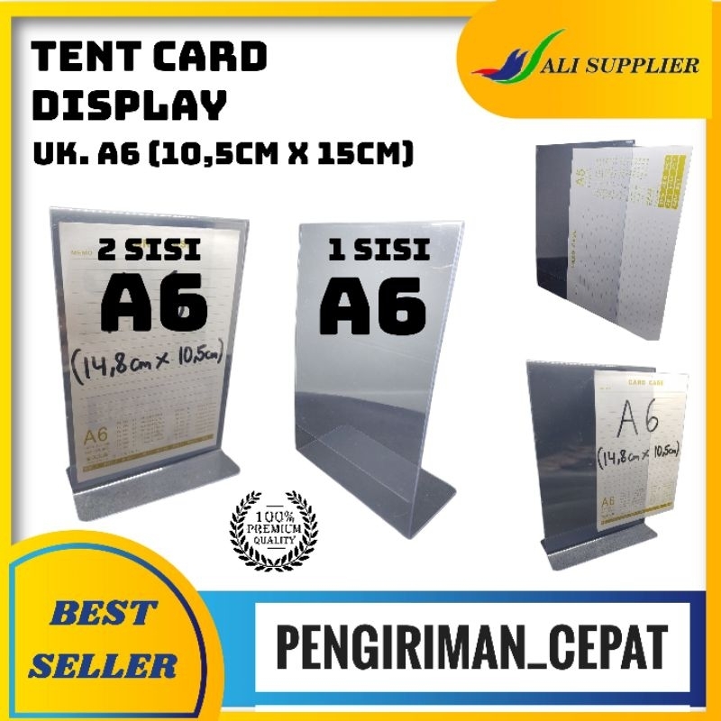 Mika TENT CARD A6/Brochure Holder A6/Not Acrylic A6/Promotional STAND ...