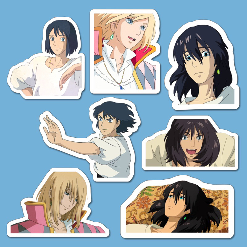 Sticker Anime howls moving castle Sticker ghibli Anime howls Antem ...