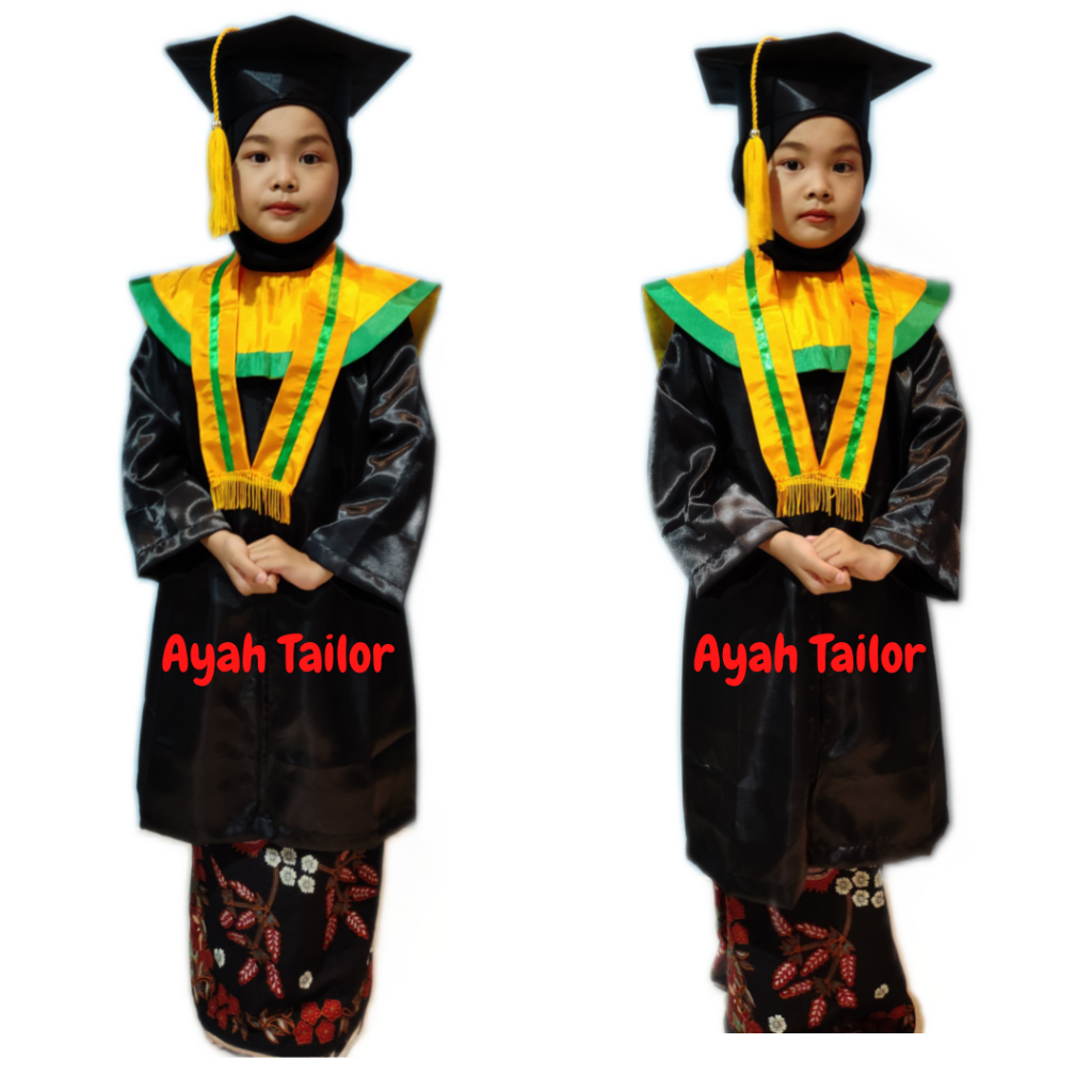 HIJAU Toga Clothes For Kindergarten Kindergarten Kindergarten ...
