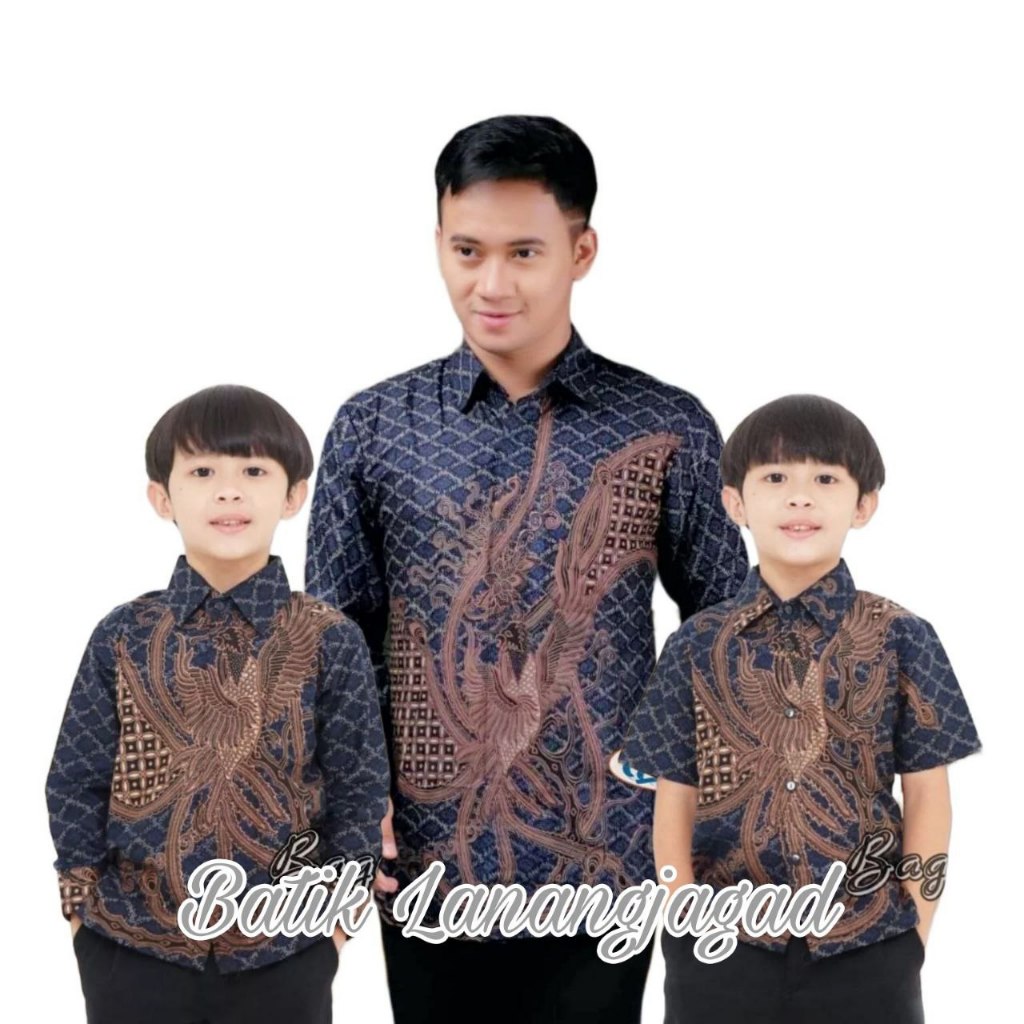 KEMEJA Men's Couple Batik, Father and Son Batik, Boys' Batik Shirt ...